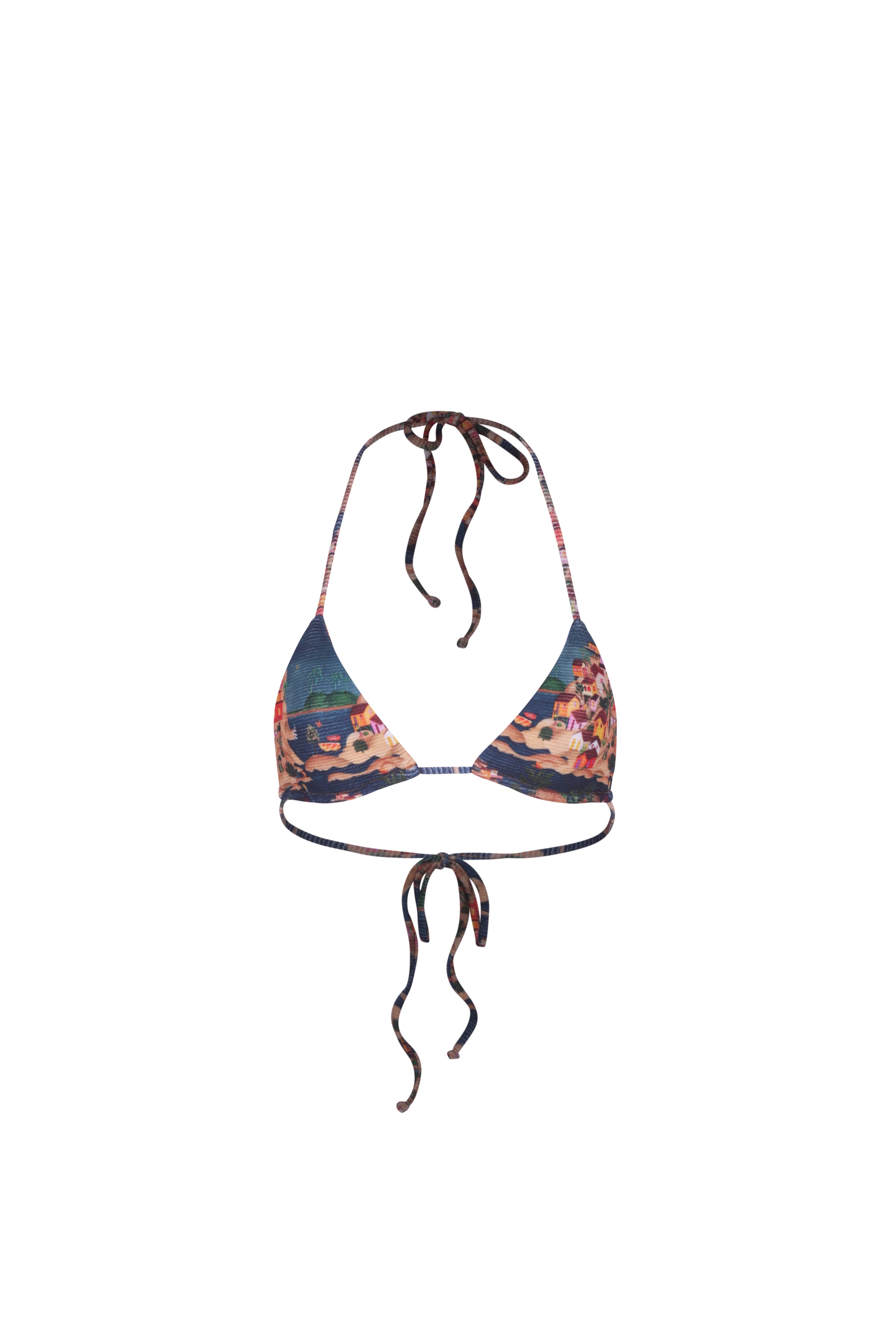 AGUA TRIANGLE TIE TOP | MELLO THE LABEL | WOMEN'S SWIMWEAR – Mello The ...