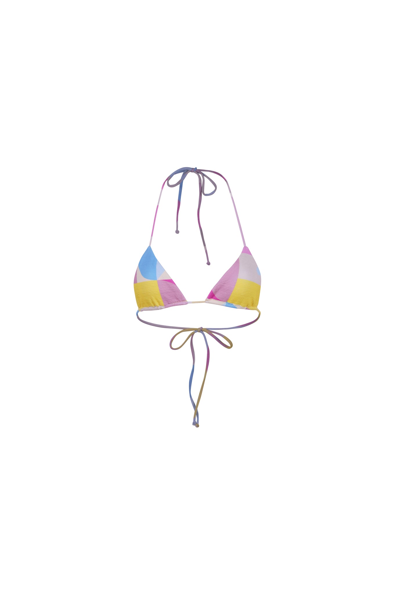 CARNAVAL TRIANGLE TIE TOP | MELLO THE LABEL | WOMEN'S SWIMWEAR – Mello ...